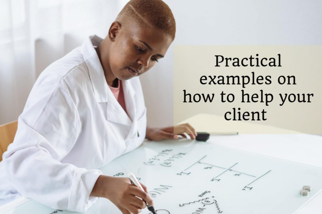 Some practical examples of helping your clients' pains - ImpactfulnessLab